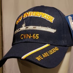 Accessories | Military Us Navy Uss Enterprise Hat | Poshmark
